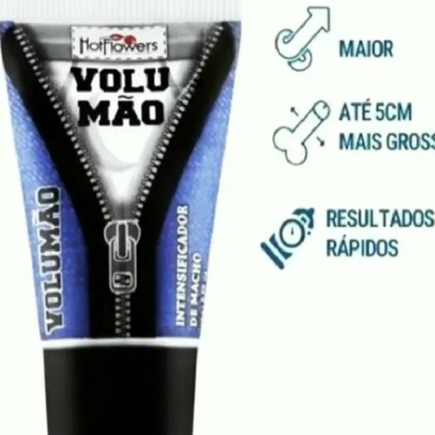 Gel Volumão Original Excitante Masculino Hot Flowers-aumenta e engrossa Sex Shop | Shopee Brasil