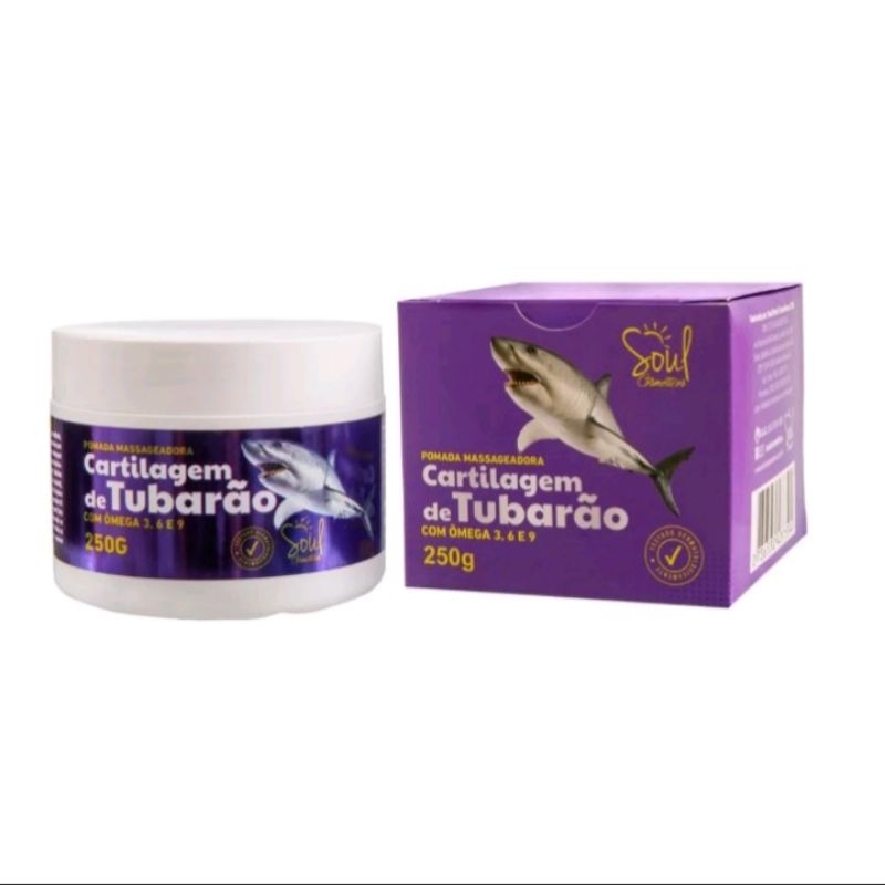 Kit C12 Pomada Massageadora Cartilagem De TubarÃo 250g Shopee Brasil