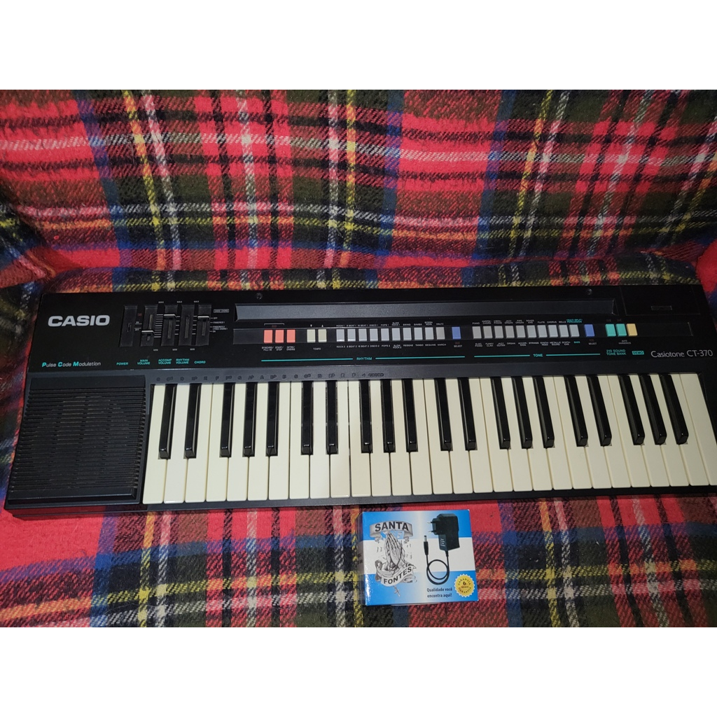 Teclado Musical Casio Casiotone CT-370 (Leia o Anuncio) | Shopee Brasil