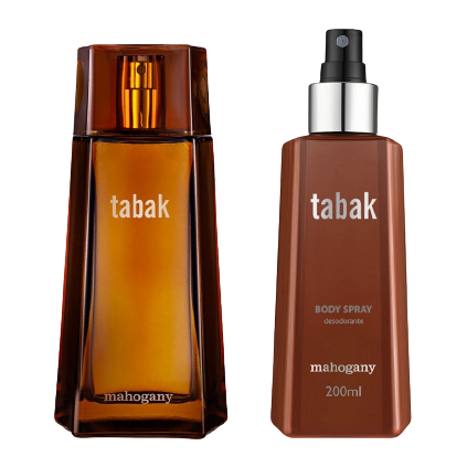 Mahogany Tabak Perfume Masculino Colônia e Desodorante Body Spray ...
