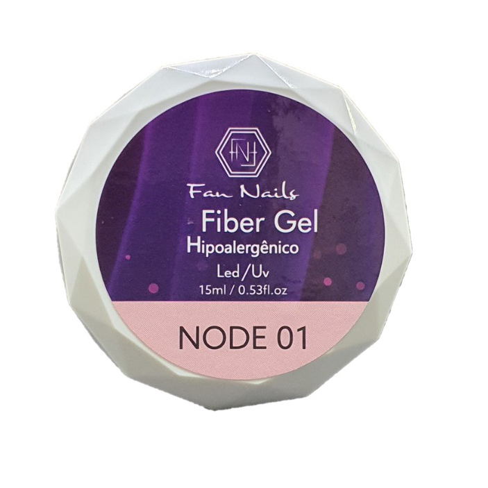 Gel Node 01 Fiber Fan Nails 15 ml Led Uv Unhas Acrigel Fibra | Shopee ...