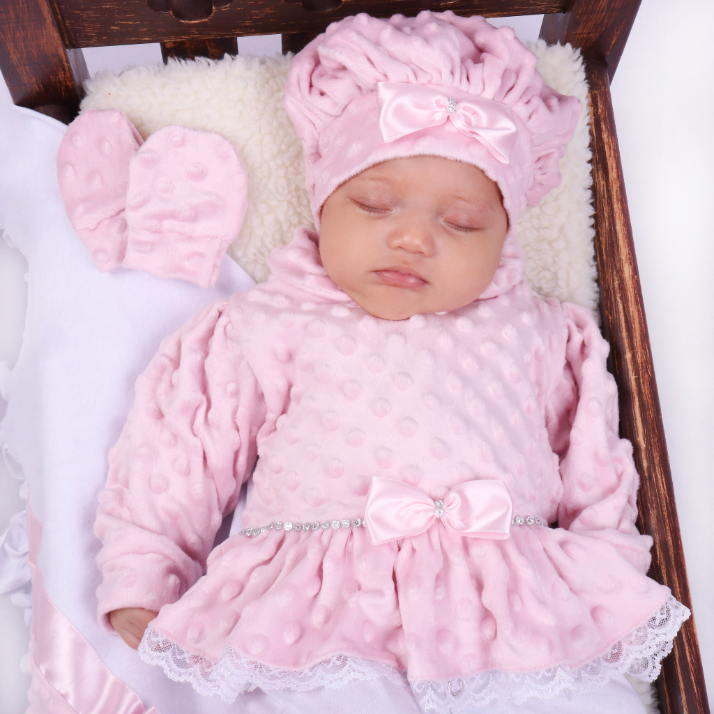 Saída de Maternidade Menina Aconchego Sofia Soft | Shopee Brasil