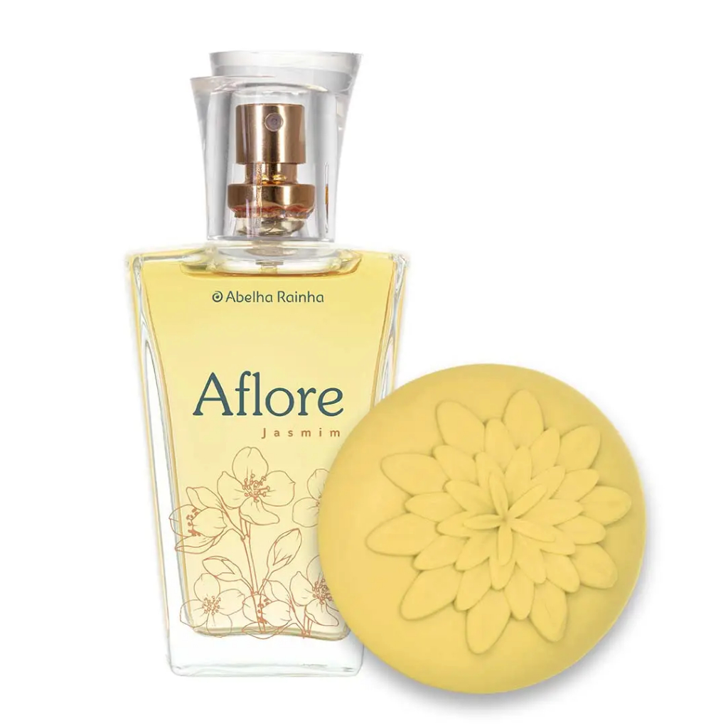 Kit Presenteável Aflore Perfume 50ml E Sabonete Jasmim 90g | Shopee Brasil