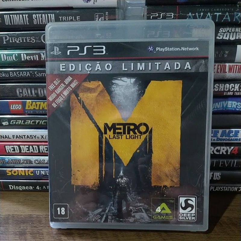 Metrô last light PS3 mídia física Original | Shopee Brasil