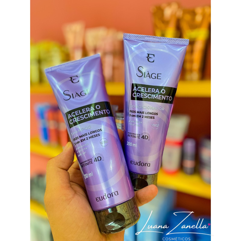 Linha Siage Acelera Crescimento Eudora. ESCOLHA SUA OPÇAO DE COMPRA ...