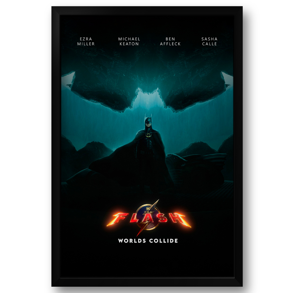Quadro com Moldura The Flash - Words Collide | Shopee Brasil
