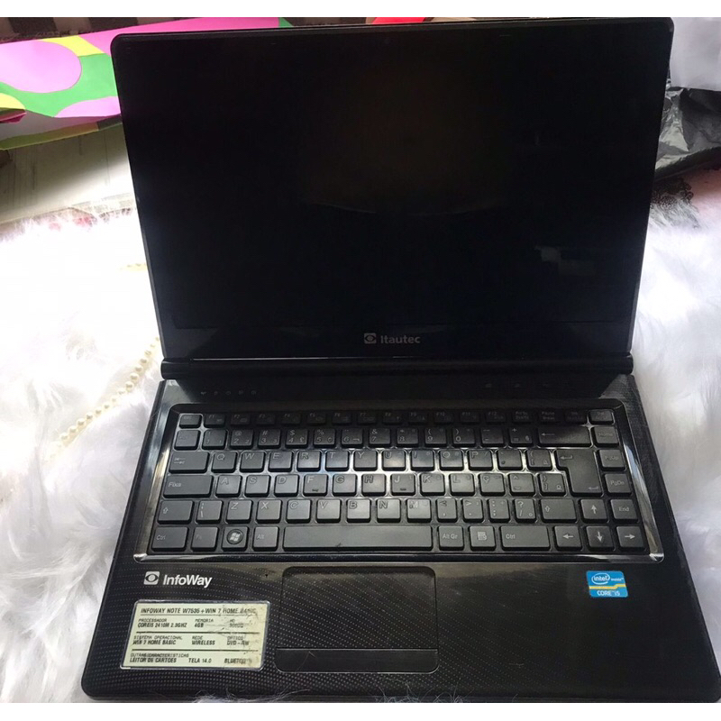 Notebook Itautec Infoway 6Gb RAM 500Gb HD | Shopee Brasil