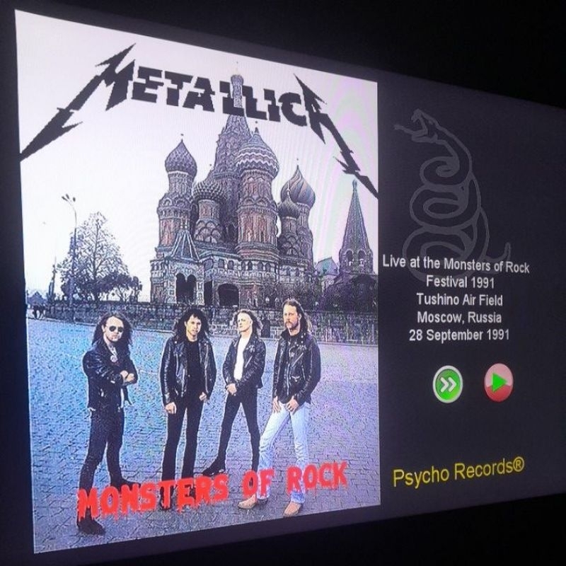 DVD Metallica - Moscow 1991 Completo | Shopee Brasil