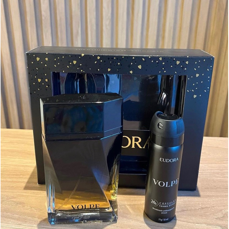 kit Volpe Perfume desodorante amadeirado | Shopee Brasil
