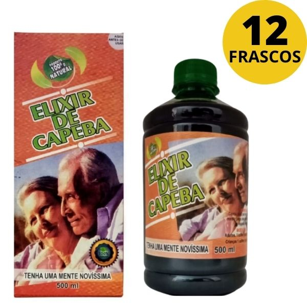 Kit Revenda 12 Chá/Elixir de Capeba / 500ml | Shopee Brasil