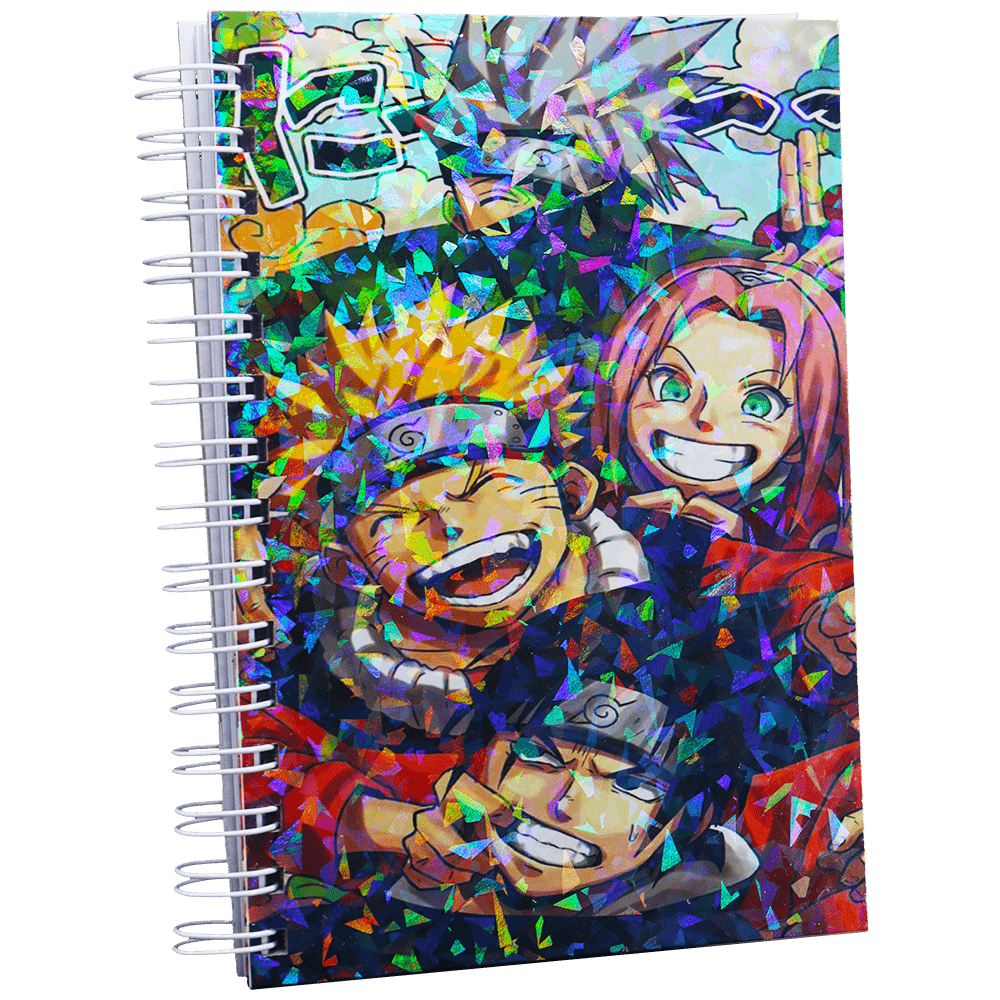 Caderno Sketbook Naruto Kakashi Agenda Caderno de Desenho Planner ...