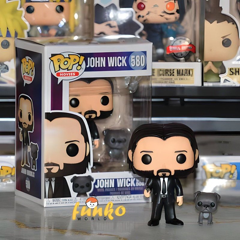 Funko Pop John Wick - John Wick Com Cachorro 580 | Shopee Brasil