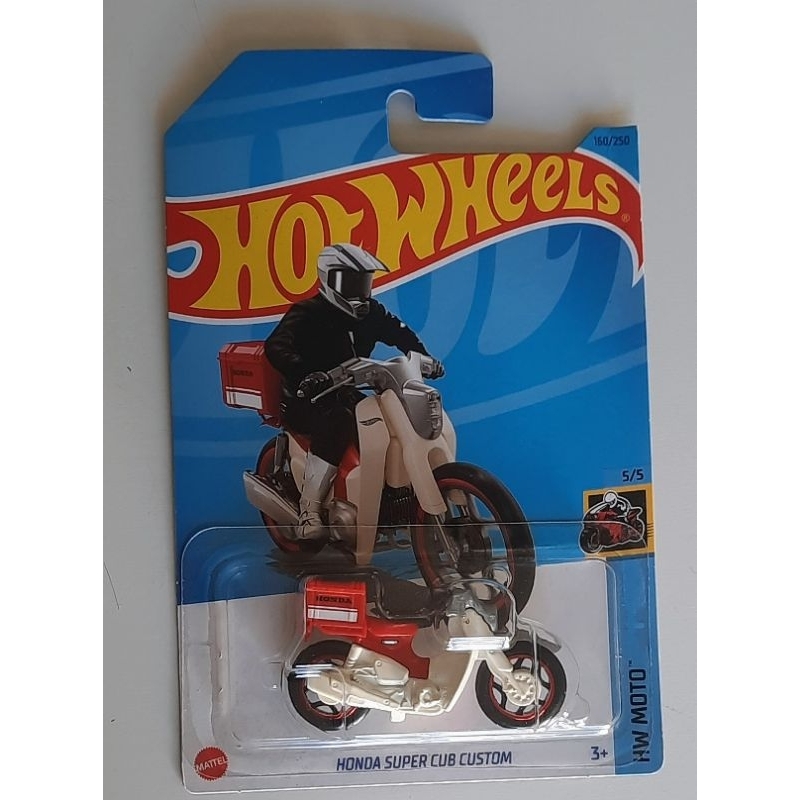 HOT WHEELS - HW MOTO - HONDA SUPER CUB CUSTOM | Shopee Brasil