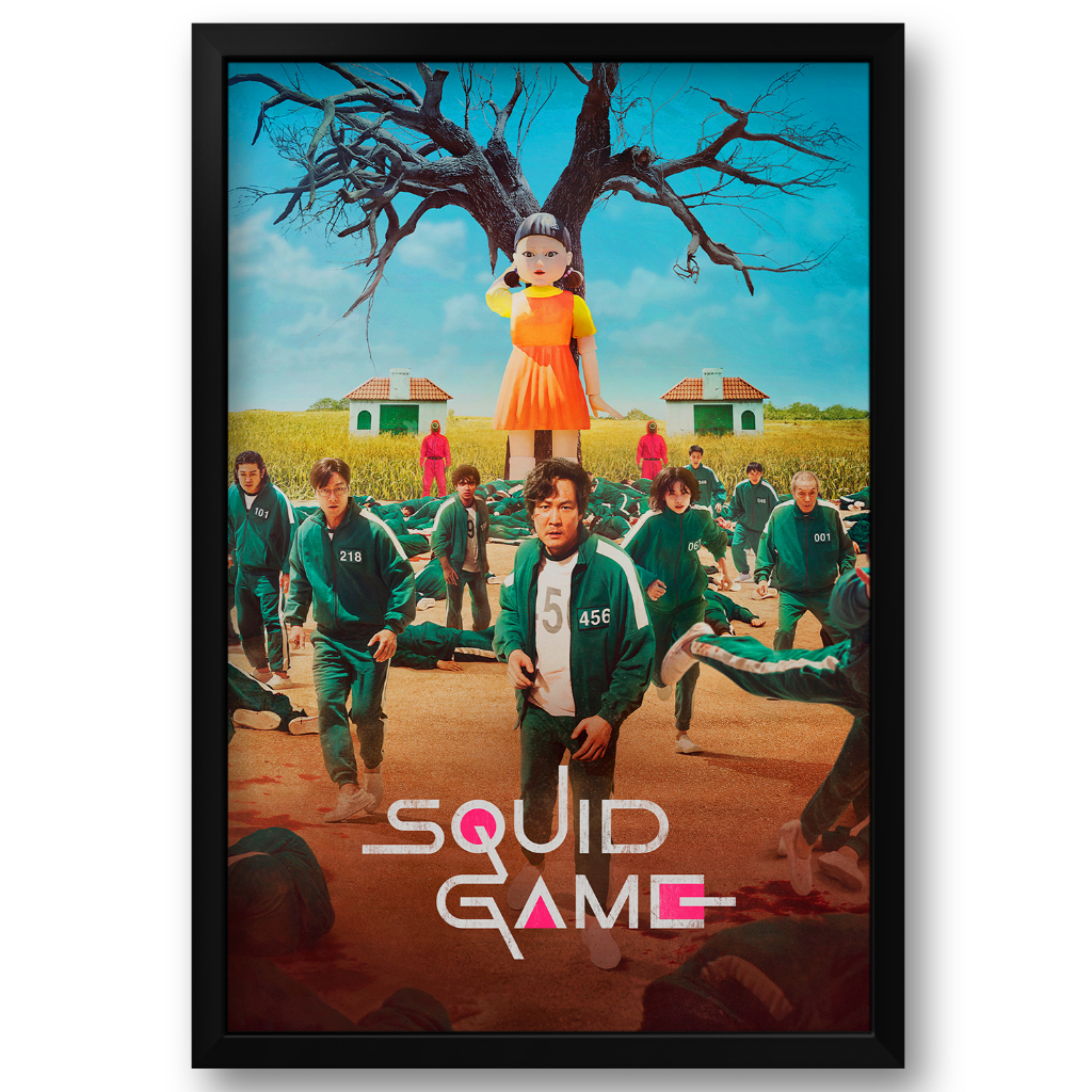 Quadro Round 6 - Squid Game | Shopee Brasil