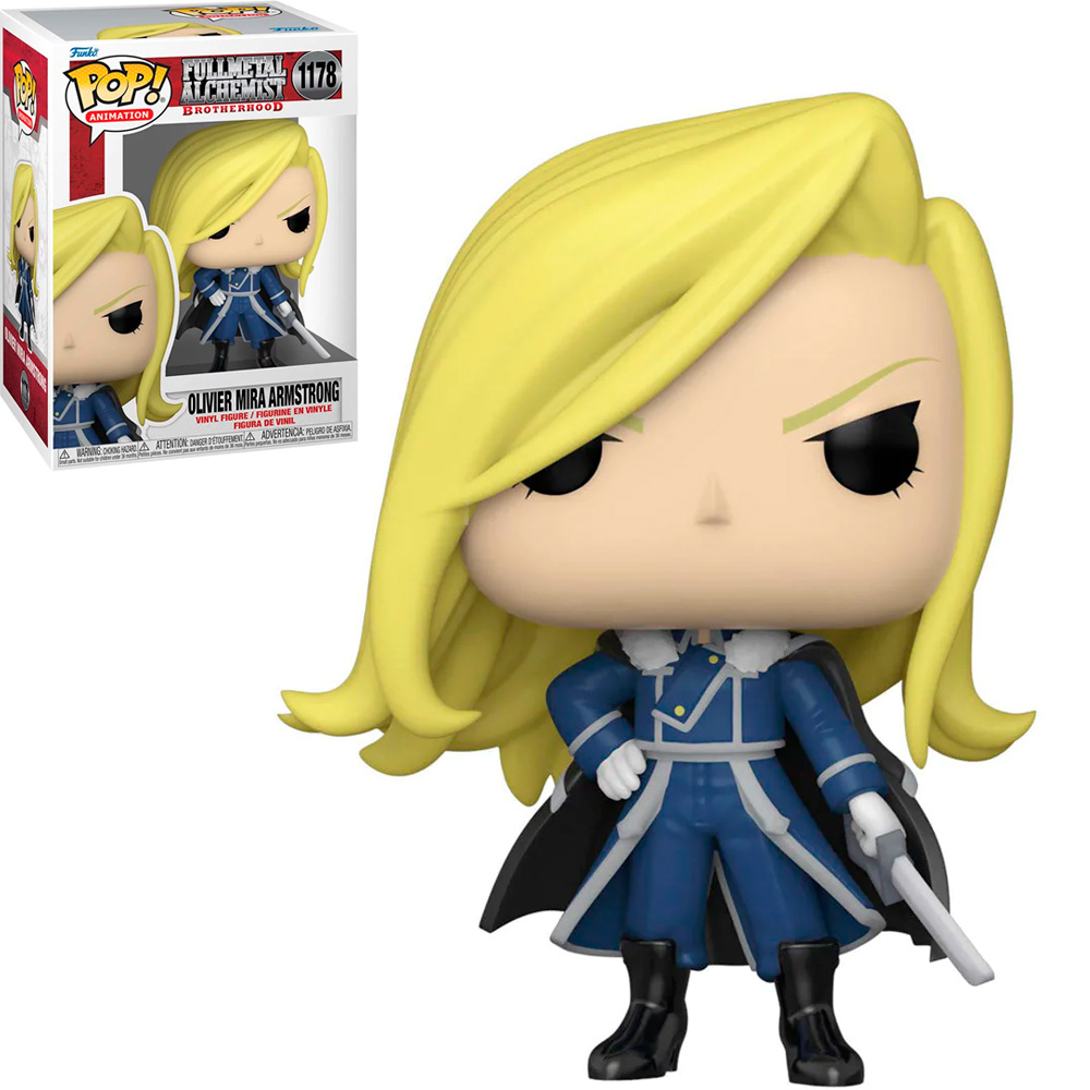 Funko Pop! 1178 Olivier Mira Armstrong Fullmetal Alchemist Brotherhood ...