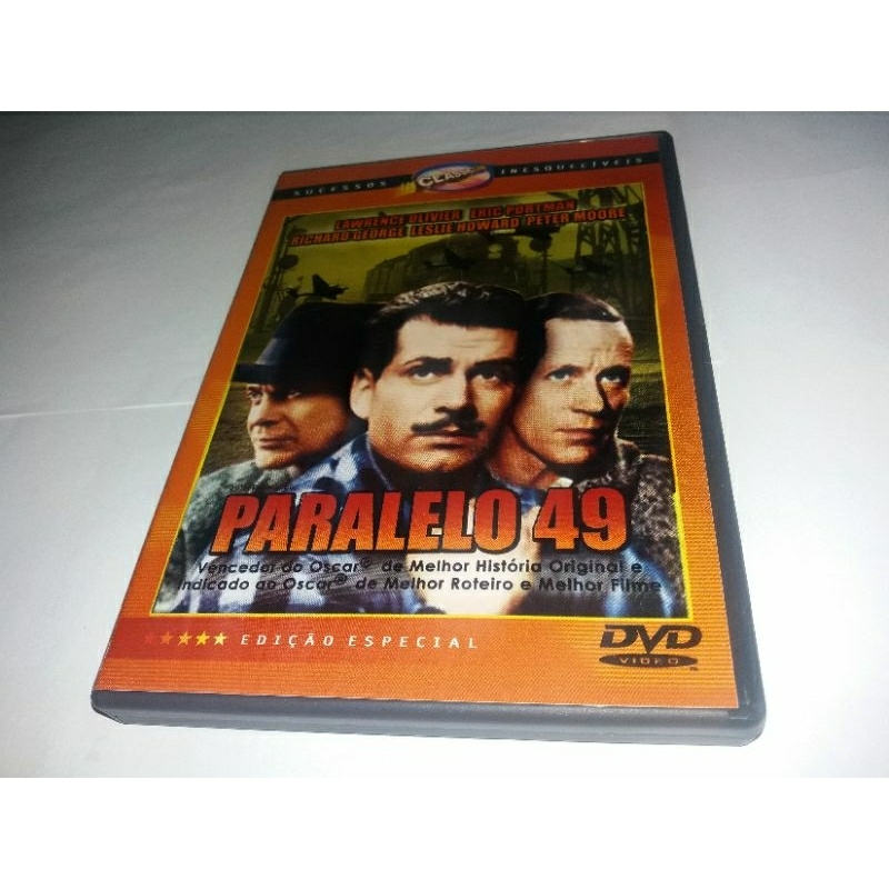 Dvd - Paralelo 49 - 1941 - Laurence Olivier - Leslie Howard - Michael Powell | Shopee Brasil