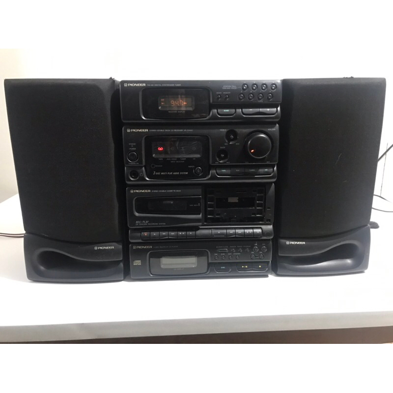 Mini System Pioneer xr p240c funciona rádio Am Fm e Toca Fitas | Shopee ...