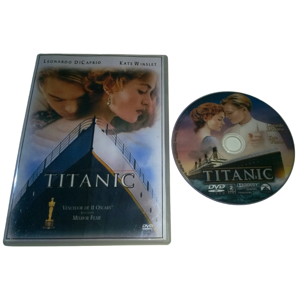 DVD Titanic - 1997 - James Cameron - Dublado E Legendado | Shopee Brasil