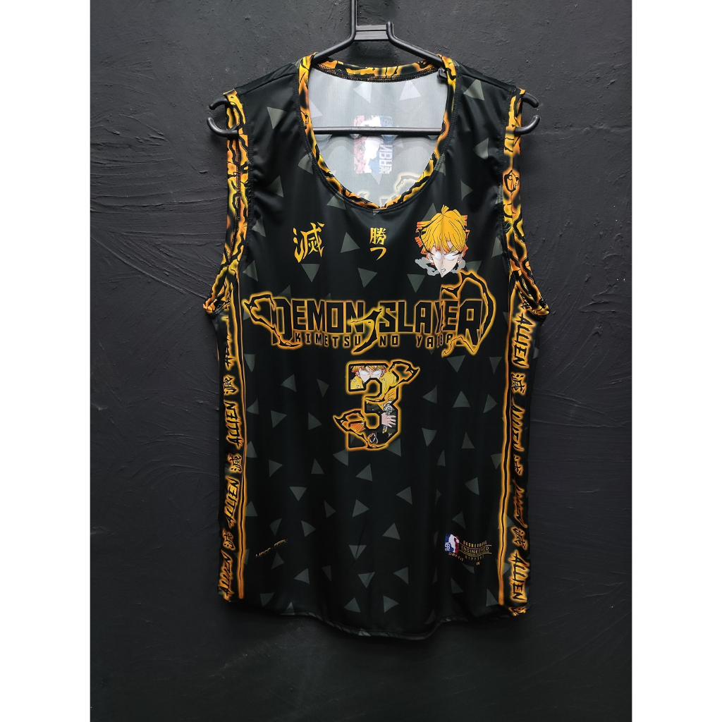 Zenitsu Black - Demon Slayer - Regata NBA | Shopee Brasil