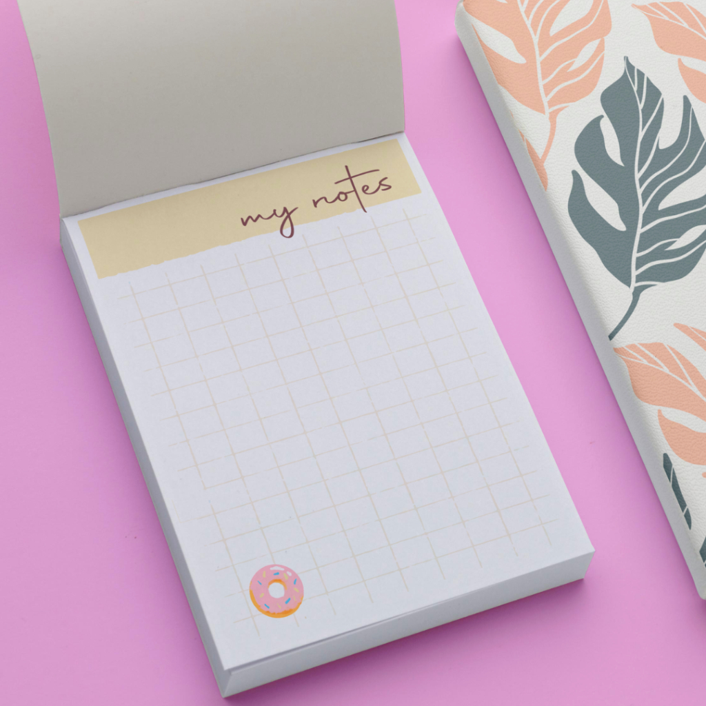 Bloco de anotações my notes | Shopee Brasil