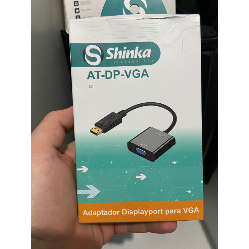 Adaptador displayport para VGA | Shopee Brasil
