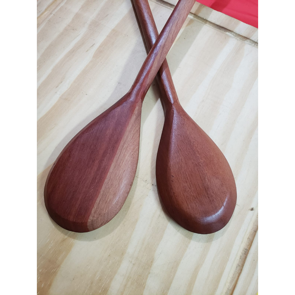 Colher de Pau, Artesanal, feita em Madeira Nobre 46cm | Shopee Brasil