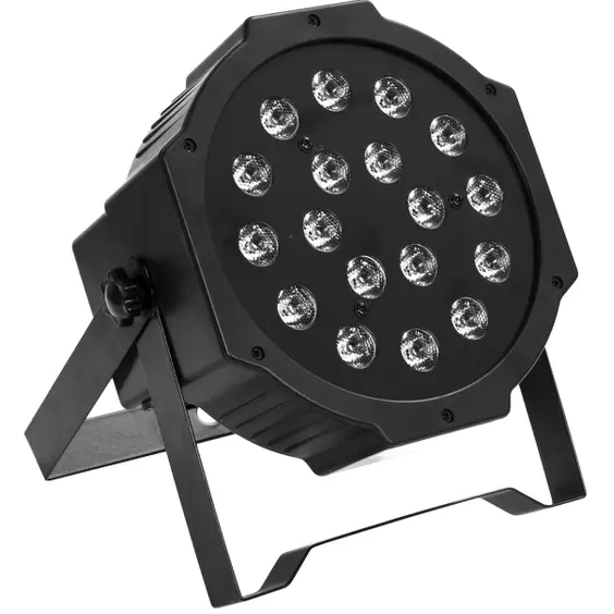 Refletor Led Par 18 Leds Rgb Digital Strobo Bivolt Pls | Shopee Brasil