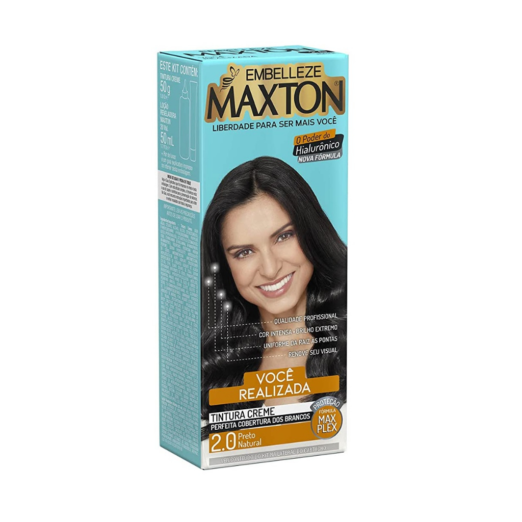 Kit com 02un Tintura Maxton (escolha a cor) | Shopee Brasil