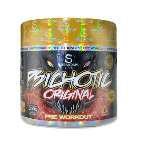 Pre workout Psichotic Original 300g Sabor Frutas Amarelas - Demons Lab ...
