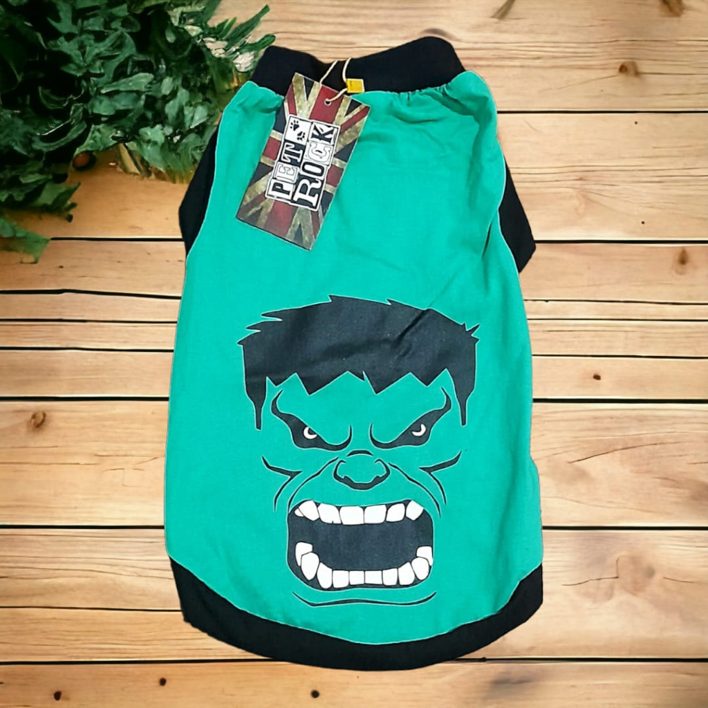 Blusa Pet Hulk - Roupa Pet Geek para cães e gatos | Shopee Brasil