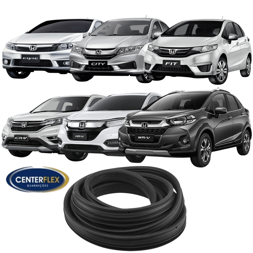 Borracha De Porta Tipo Original Honda City Civic CRV Fit Hr-v WR-vTodos | Shopee Brasil