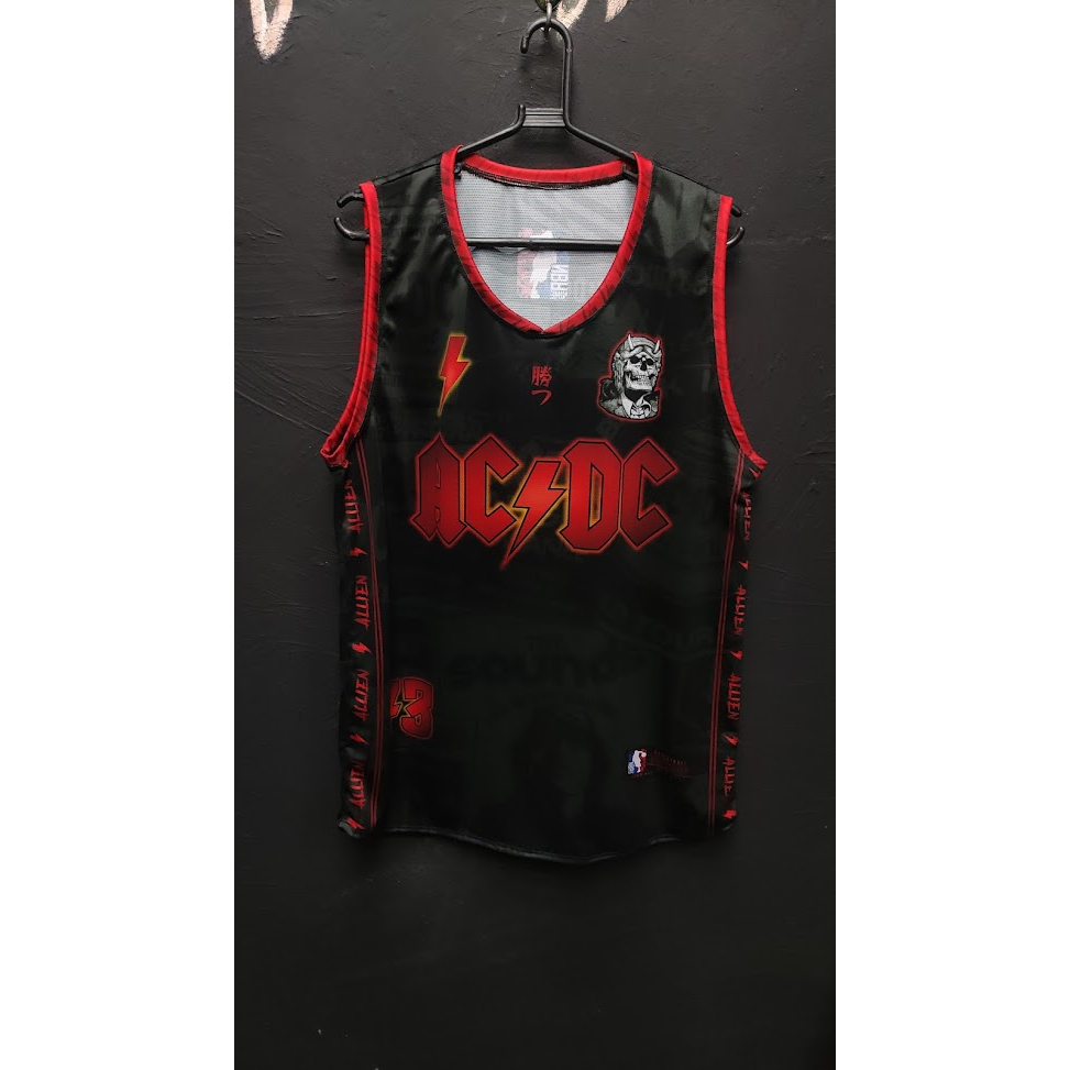 ACDC - Angus Young - Rock n Roll - Regata NBA | Shopee Brasil