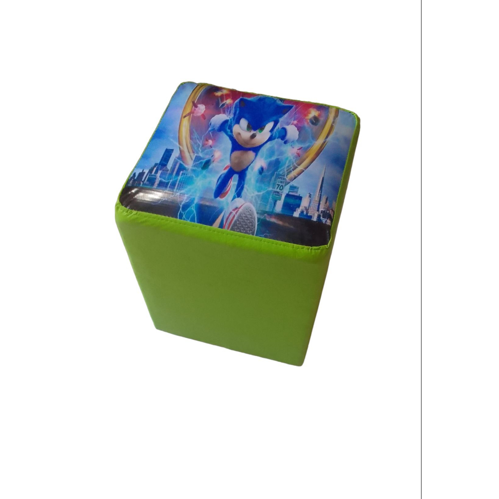 Puff Puf Banquinho Infantil Sonic | Shopee Brasil