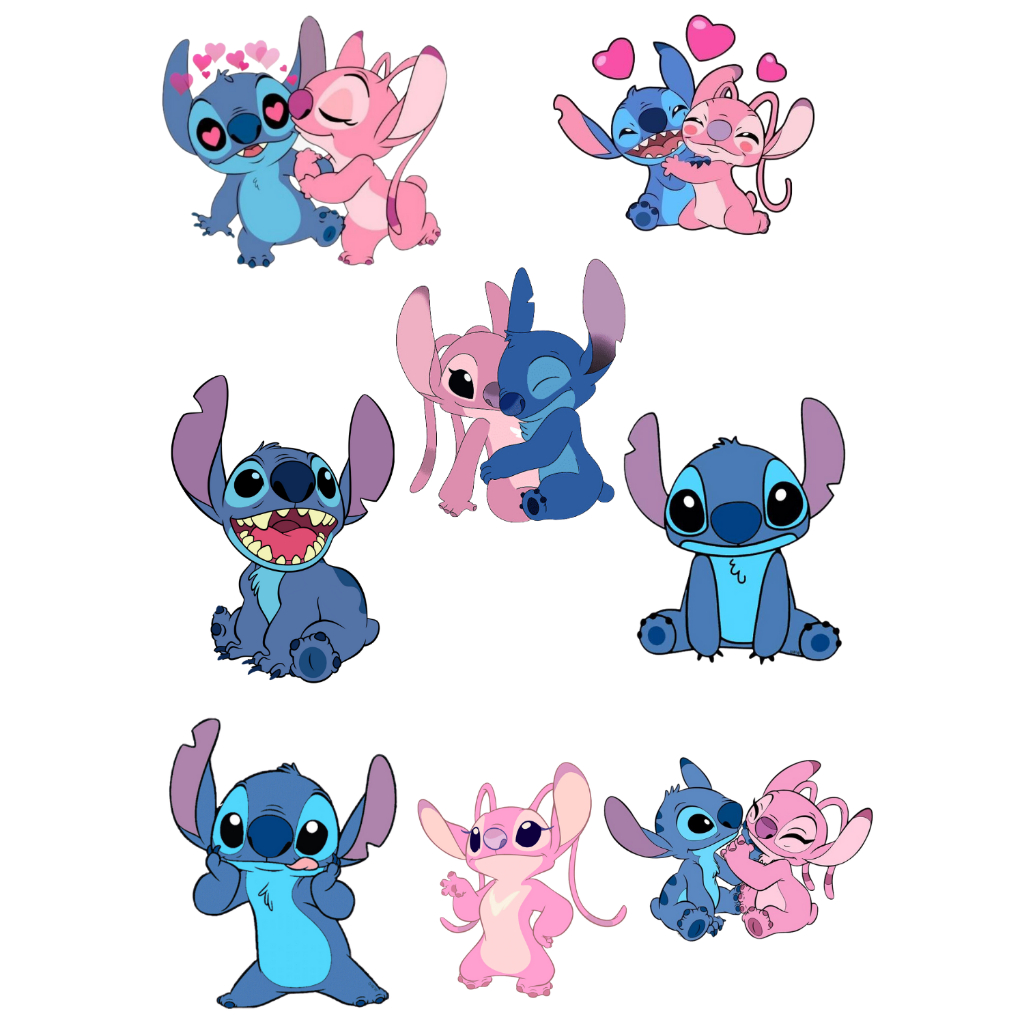 adesivo lilo stitch C/50 unidades | Shopee Brasil