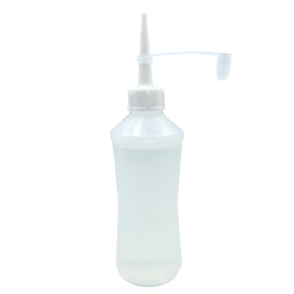 Frasco Almotolia 120ml Transparente Liquido Álcool Dosador Hospital ...