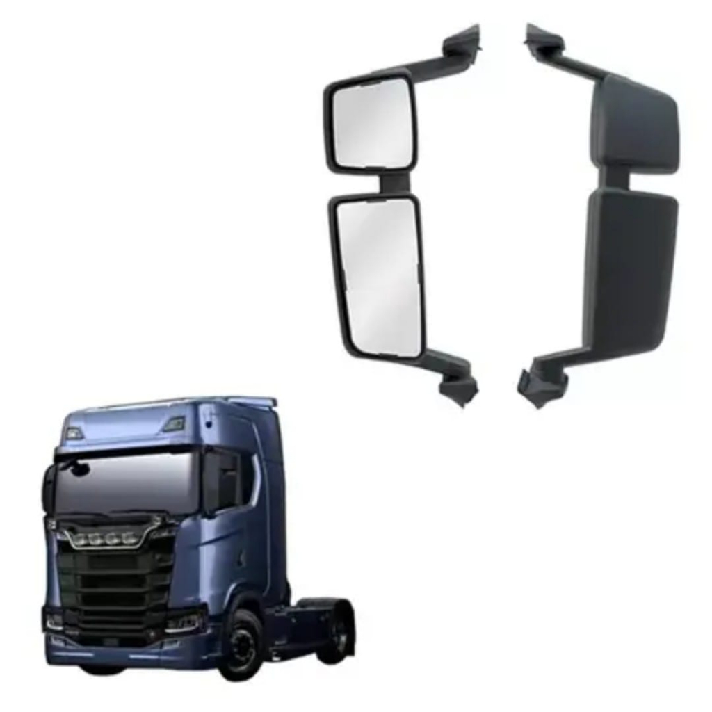 Retrovisor Completo Scania NTG 2019/2020/2021/2022 Elétrico Lado ...