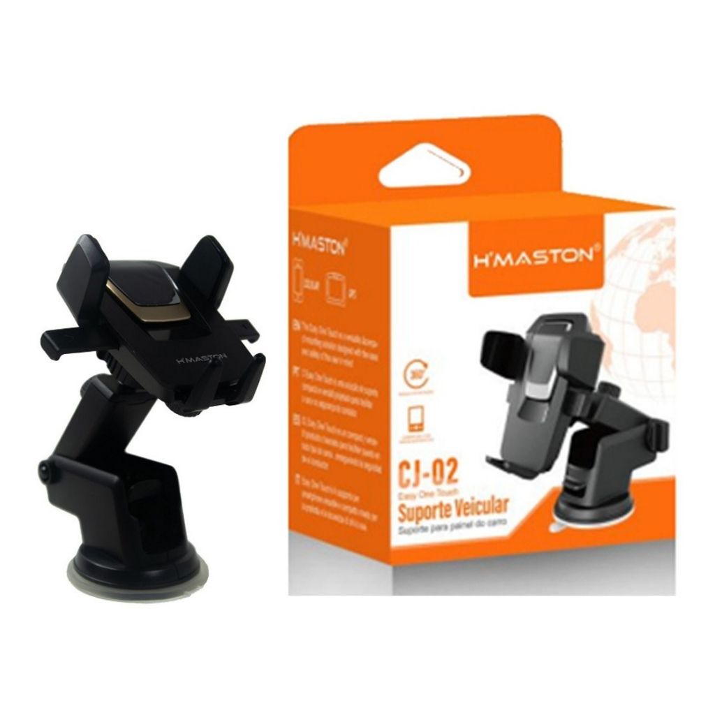 Suporte Veicular H Maston Cj 02 Compatível Com Todos Celular | Shopee Brasil