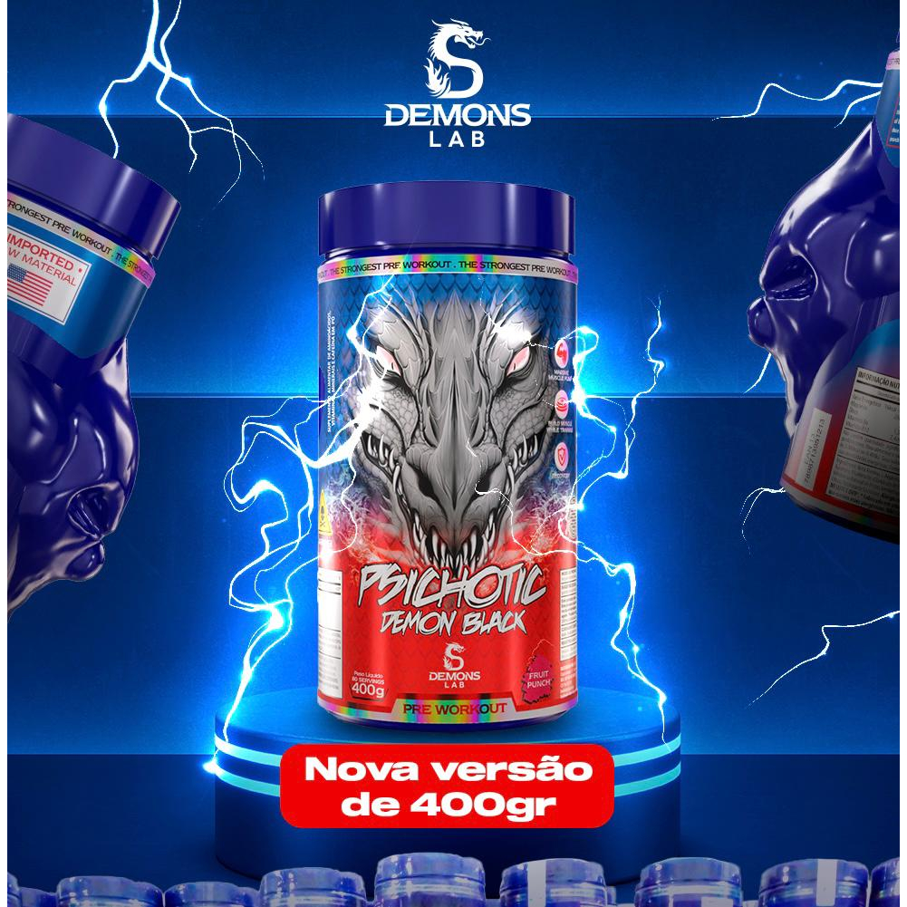 Psichotic Demon Black 400g - Demons Lab | Shopee Brasil