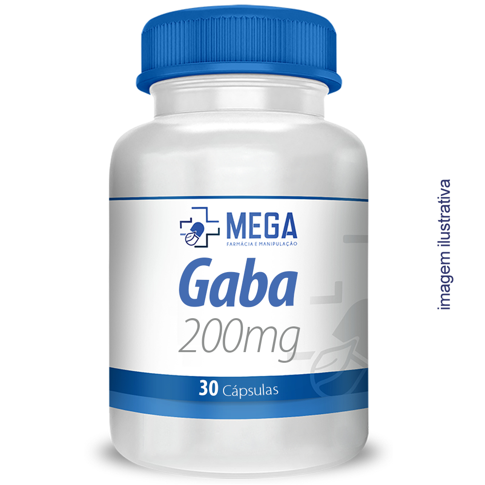 Gaba - Ácido Gama-aminobutírico 200mg 30 Cápsulas | Shopee Brasil