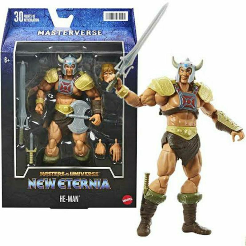 he-man viking masterverse motu new eternia revelations mattel heman ...