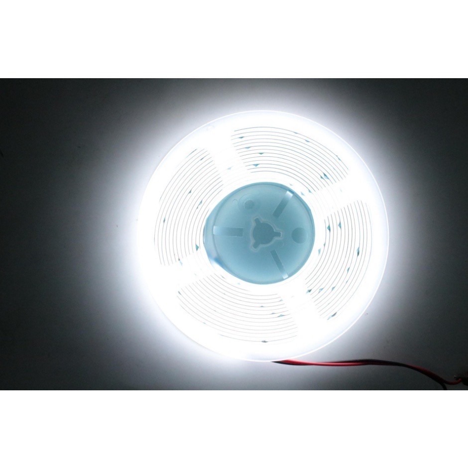 Fita Led Cob 3000k 4000K 6000K 5mts 8mm 300led/m 12v Ip20 + Fonte Slim 3A + Conector | Shopee Brasil
