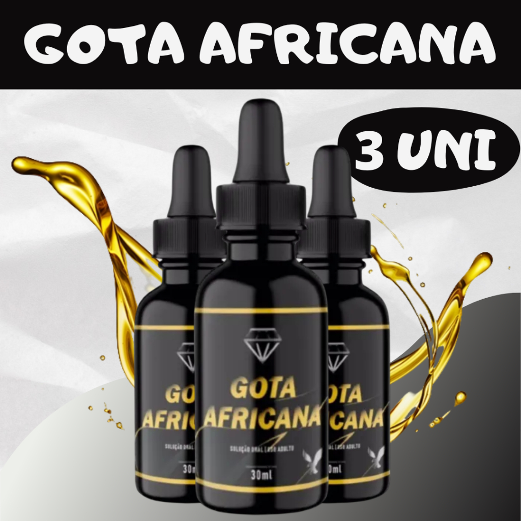 3 GOTA AFRICANA ORIGINAL MEGA POTENTE | Shopee Brasil