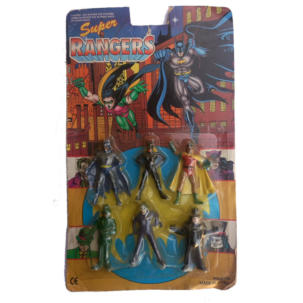 Conjunto 6 bonecos Bootleg Batman Vintage 5 cm | Shopee Brasil