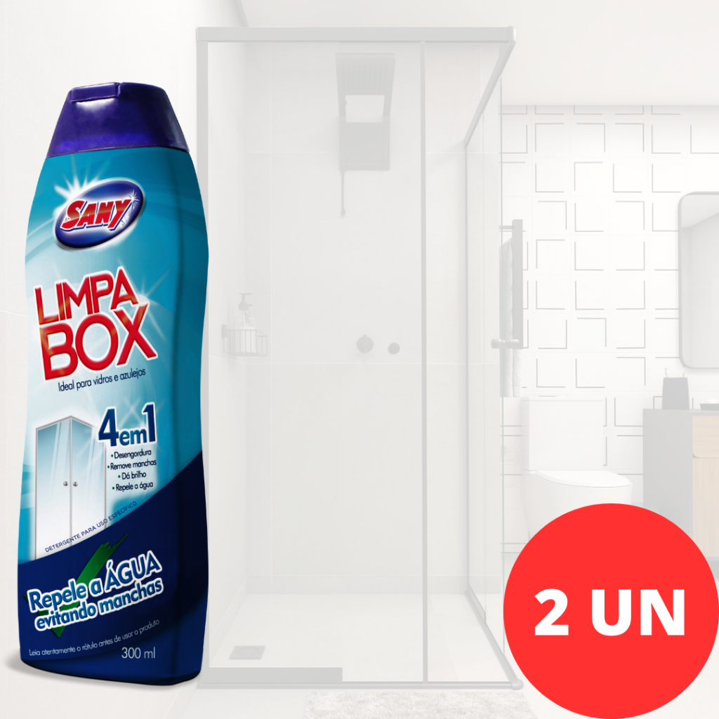 Limpa Box Sany KIT 2 Unidades | Shopee Brasil