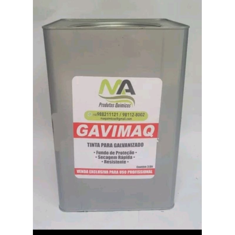 Tinta Galvanizada GALVIMAQ Preto 18lt | Shopee Brasil