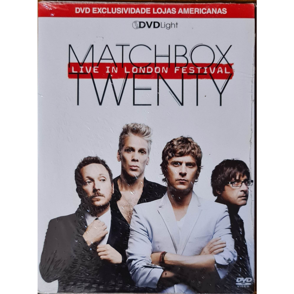Dvd original Matchbox Twenty - Live In London Festival - DVD Light ...