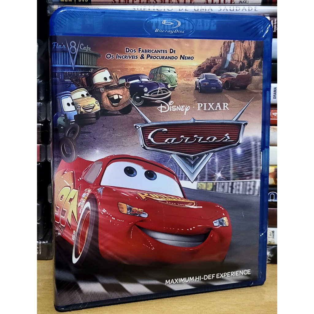 Blu-ray Disney Pixar Carros (Original Lacrado) | Shopee Brasil
