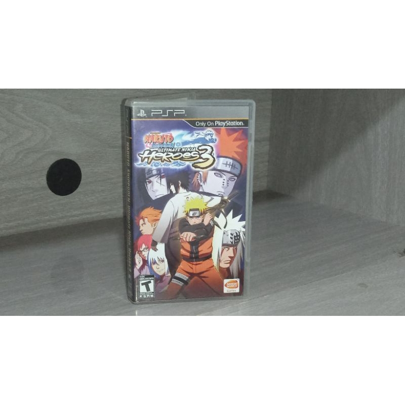 Naruto Shippuden Ultimate Ninja 3 Heroes original PSP | Shopee Brasil