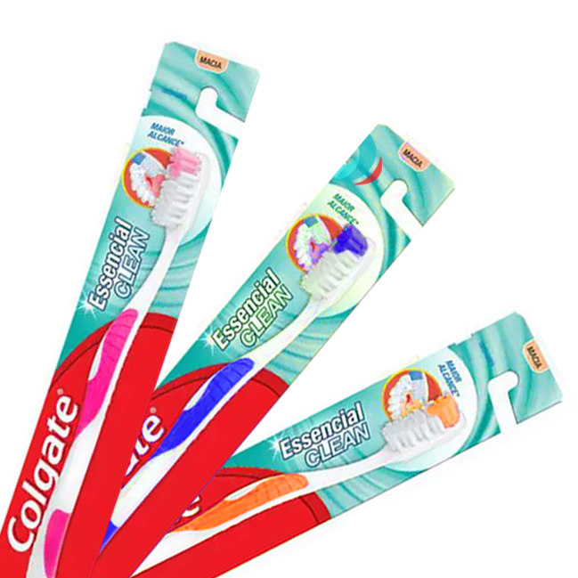 Escova Dental Colgate Essencial Clean | 10 unidades | Shopee Brasil