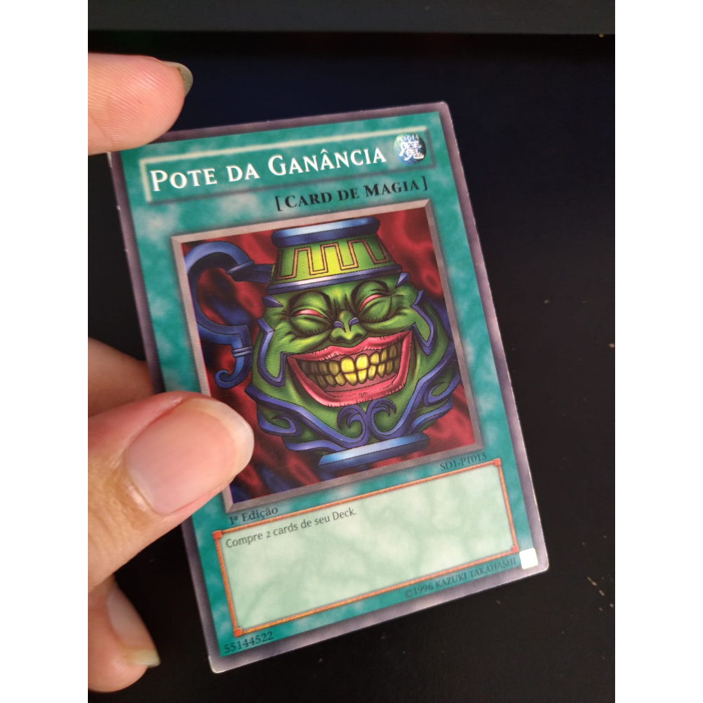 Pote da ganância - Yugioh (Original) | Shopee Brasil